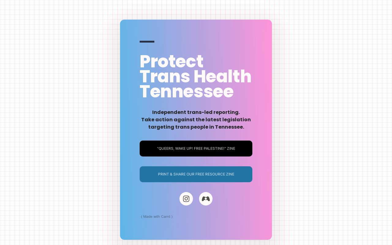 Protect Trans Health Tennessee